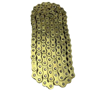 Hf Brand A Quality Gold Silver Chain For Motorcycle 428h-136l Mute Wear ...