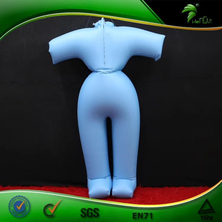 Hongyi Custom Inflatable Blue One-Piece Cloth With Zipper Inflatable ...
