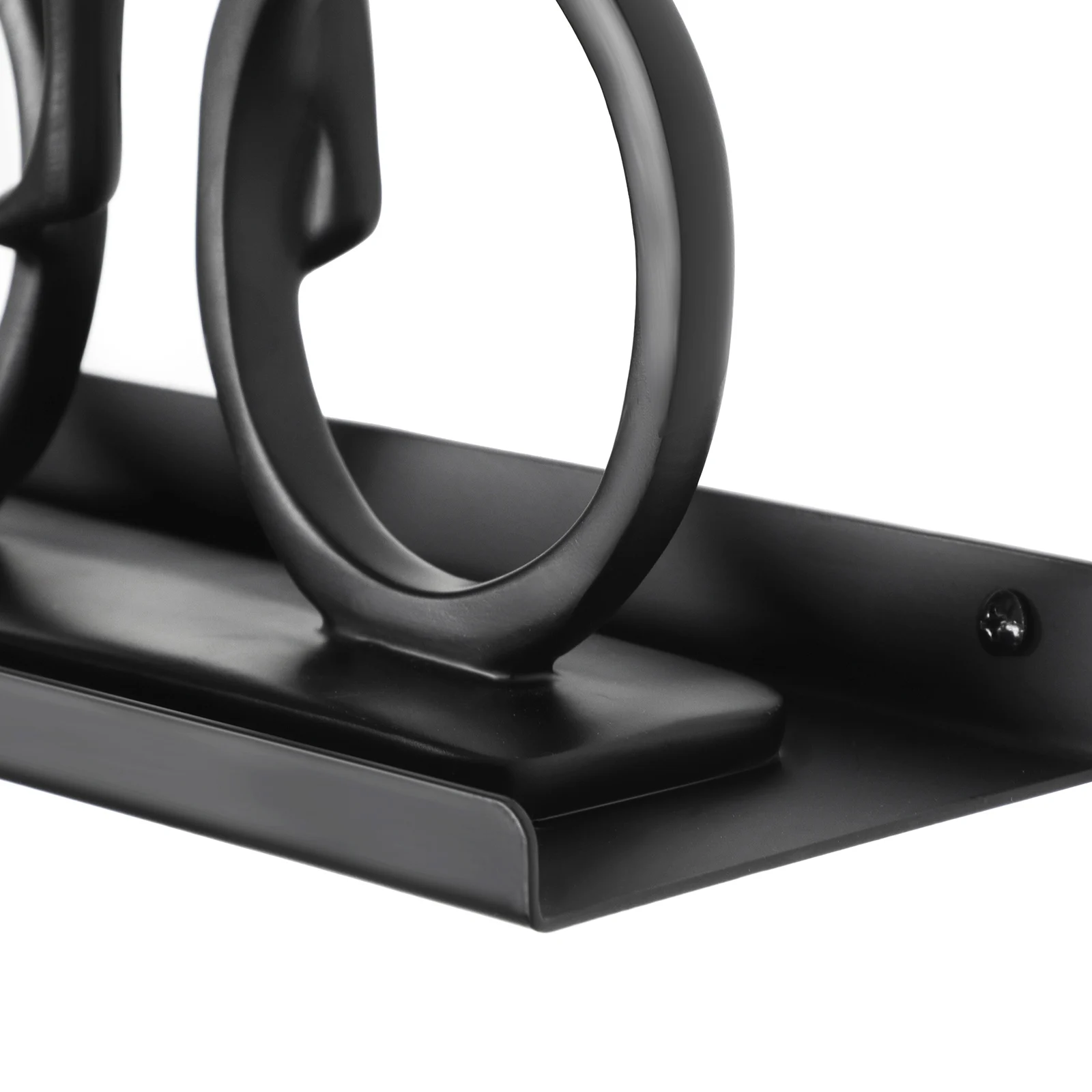 SONGMICS Black Industrial Metal Wall Shelves Living Room Decorative ...