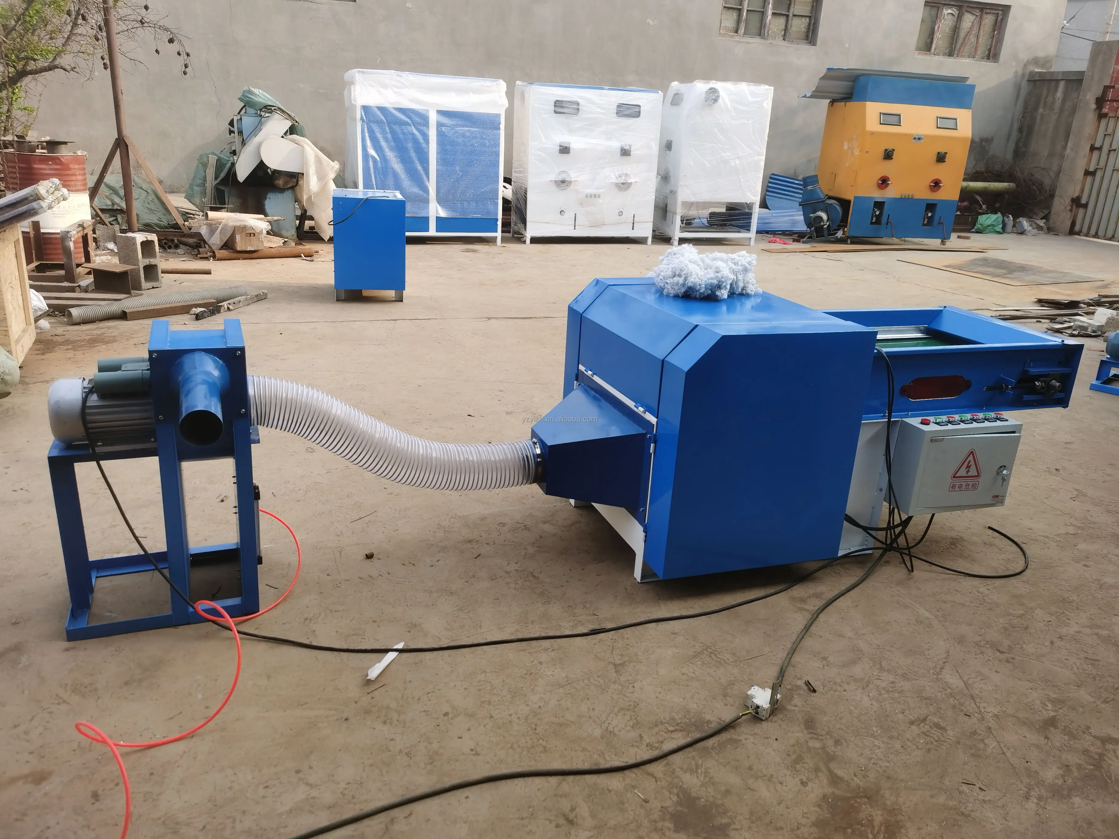 Teddy Bear Polyester Fiber Opening Stuffing Machine