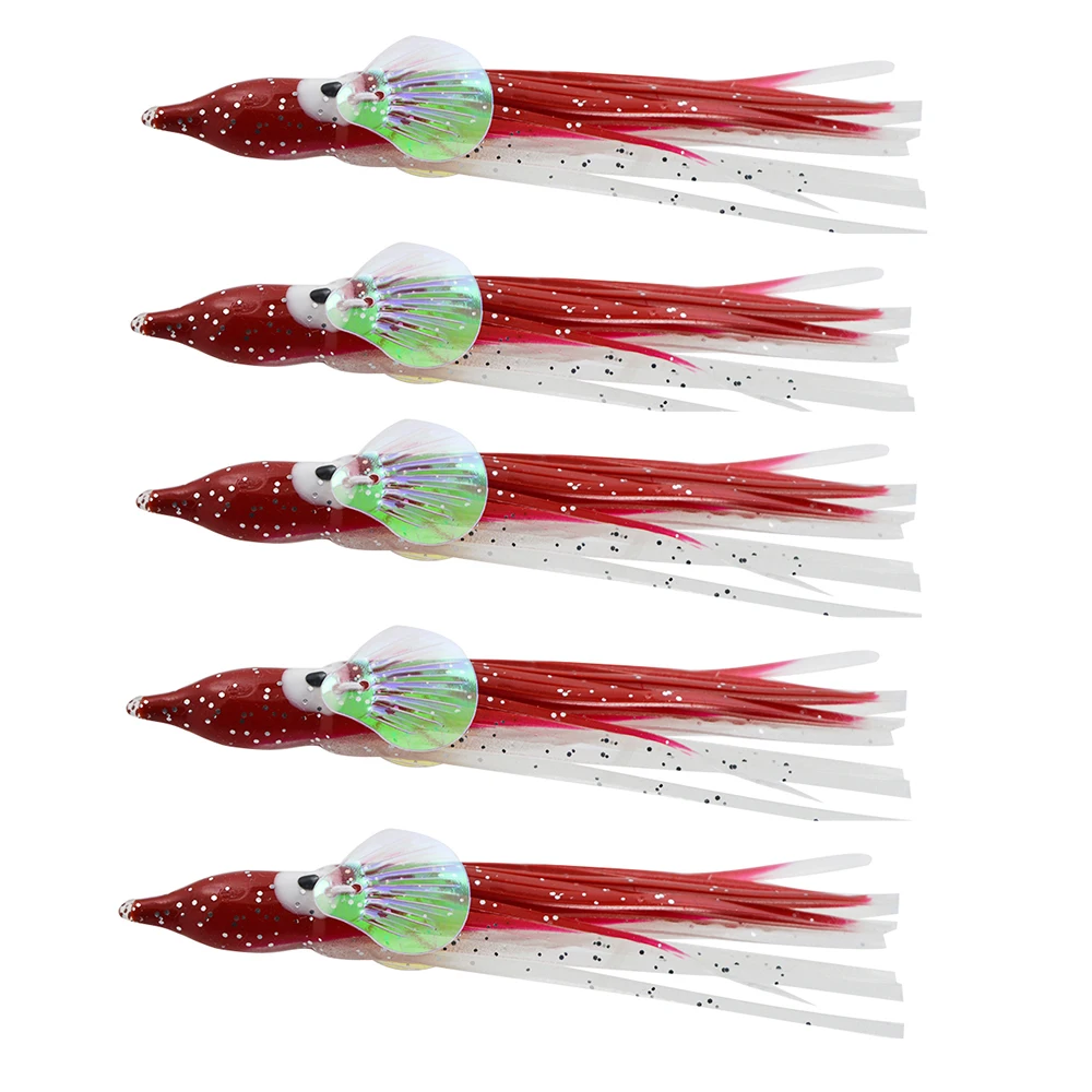 Soft Fishing Lures Squid Skirts Octopus Lure Trolling Fishing Lures ...