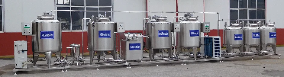 Industrial Small Scale Greek Uht Milk Pasteurization Yogurt Cheese ...