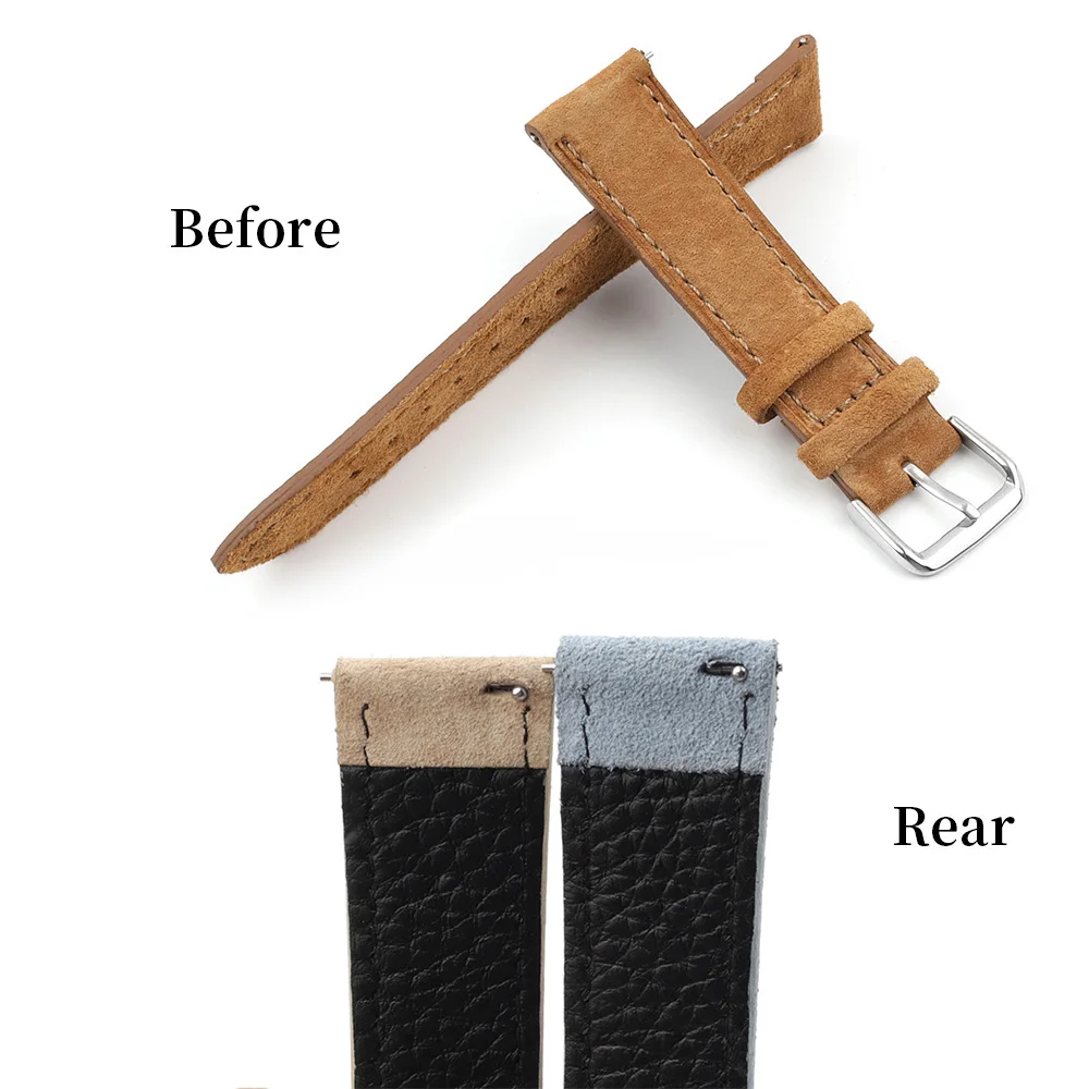 Shop Our Collection of Soft Suede Leather Watch Bands