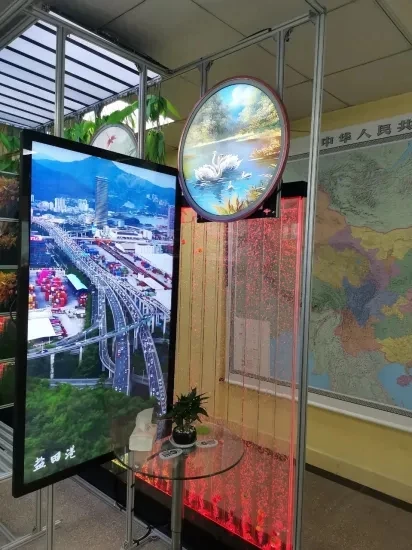 23.6 Inch Android Round Shaped Advertising Digital Signage Player Tft ...