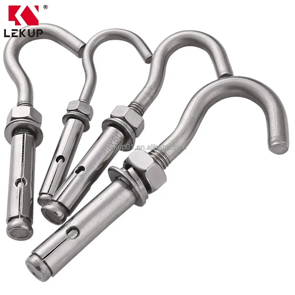 M6-m12 Manhole Cover Burst Hook Ss304 Ss201 J Type Anchor Bolt Concrete ...