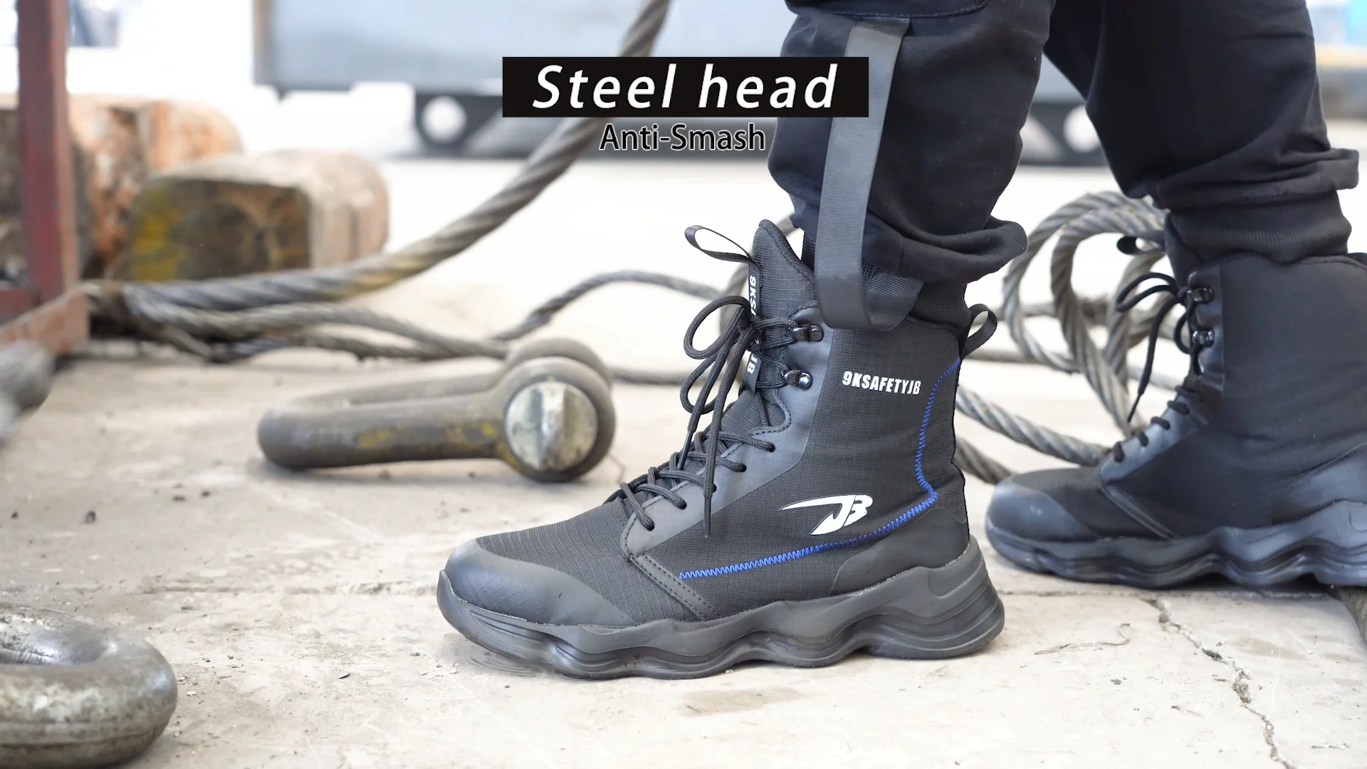 Winter Work Boots Safety Steel Toe Shoe Men Protective Shoes Anti ...