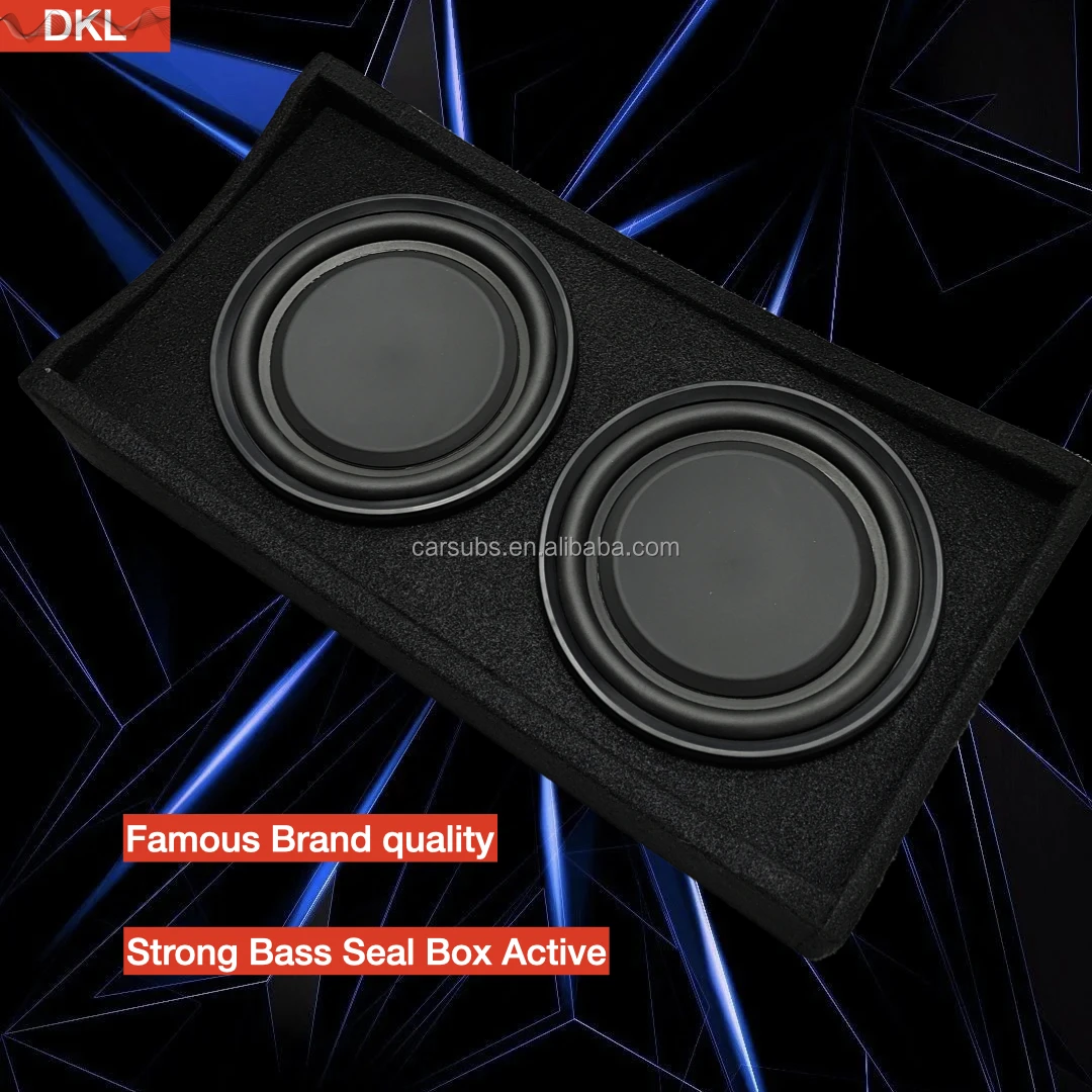 Dual 10 Inch Car Slim Subwoofer RMS 400W Strong Bass Peak 1500W Strong ...