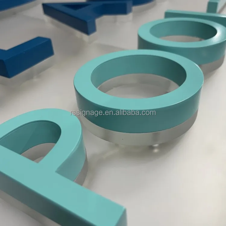 Indoor Office 3D Sign - Acrylic Wall Logo Light Board