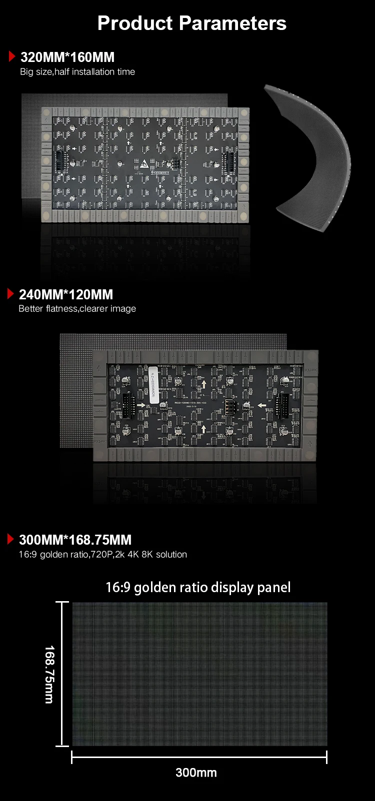 Mped Creativity Flexible Led Screen Seamless Splicing Solutions P1.25 P1.56 P1.86 P2 P2.3 P2.5 ...