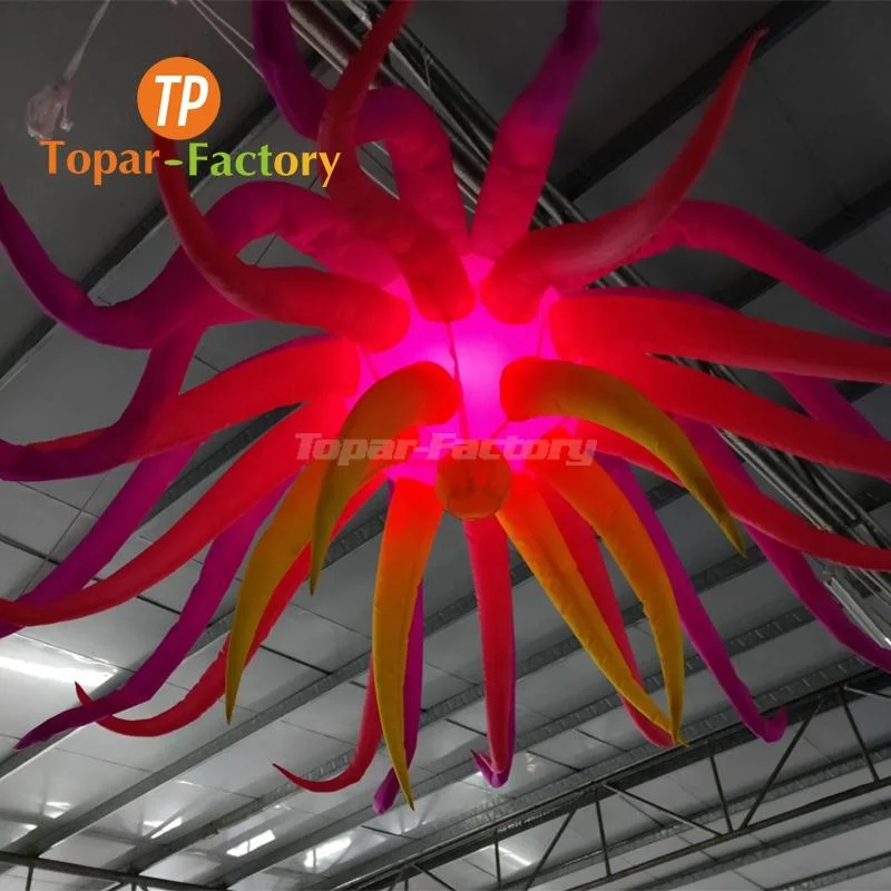 Topar-inflatable New Seaweed Pillar Seaweed Balloon Shining Inflatable ...