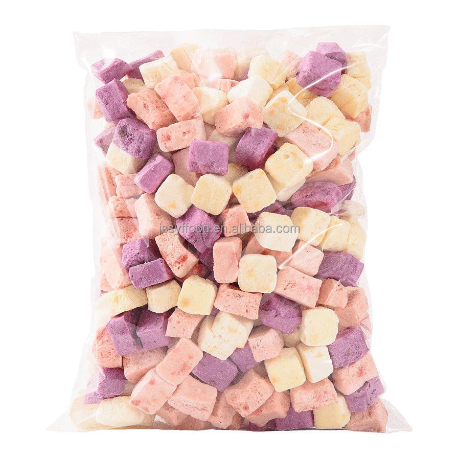 Freeze dried solidity yogurt wholesale bulk FD Freeze dried yogurt cube ...