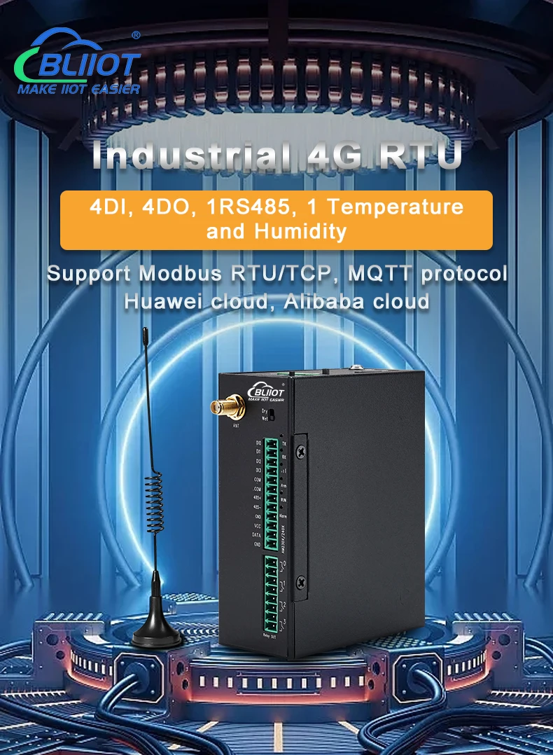 Cellular 4g Lte Mqtt Sms Rtu S274 4 Digital Input For Remote Switch Control Solution Rtu - Buy ...