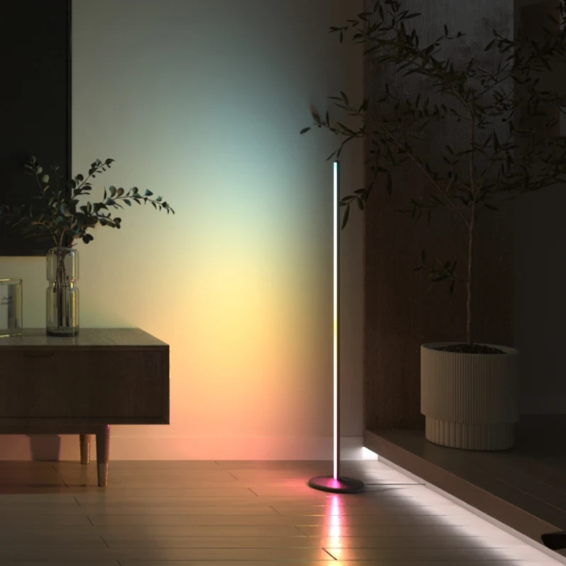 Indoor Home Decor Smart Smart Remote Control Corner Rgb Color Changing ...