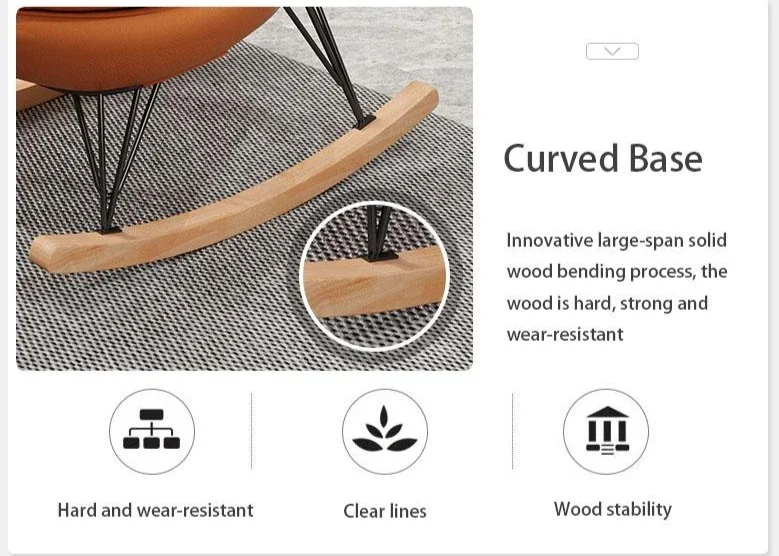 Customization Lobster Rocking Egg Chair With Extended Backrest Leisure ...