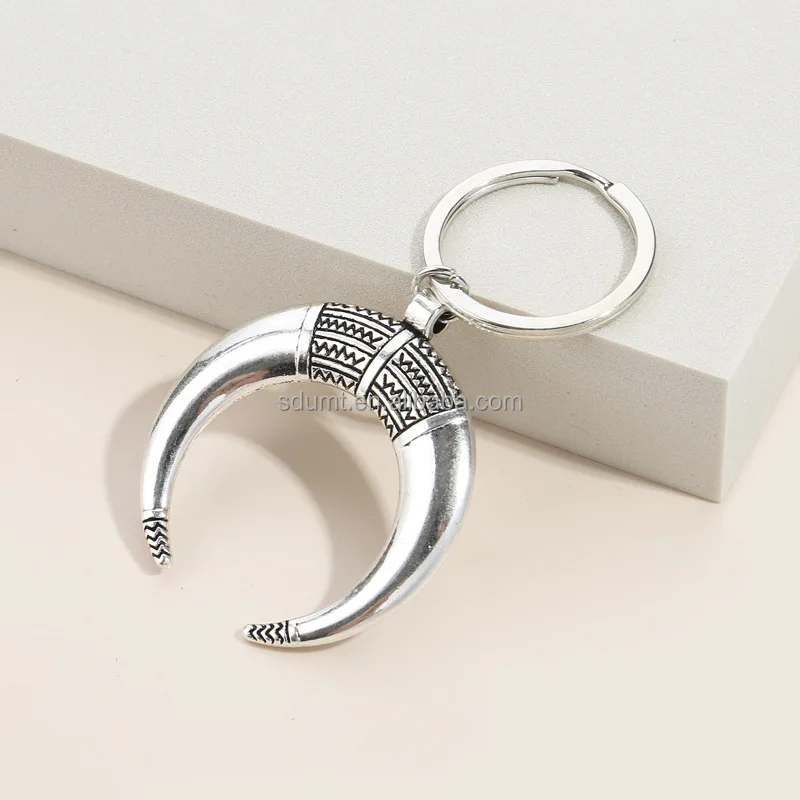 Metal Keychains Moon Pendant Moon Key Ring Key Chain - Buy Moon ...