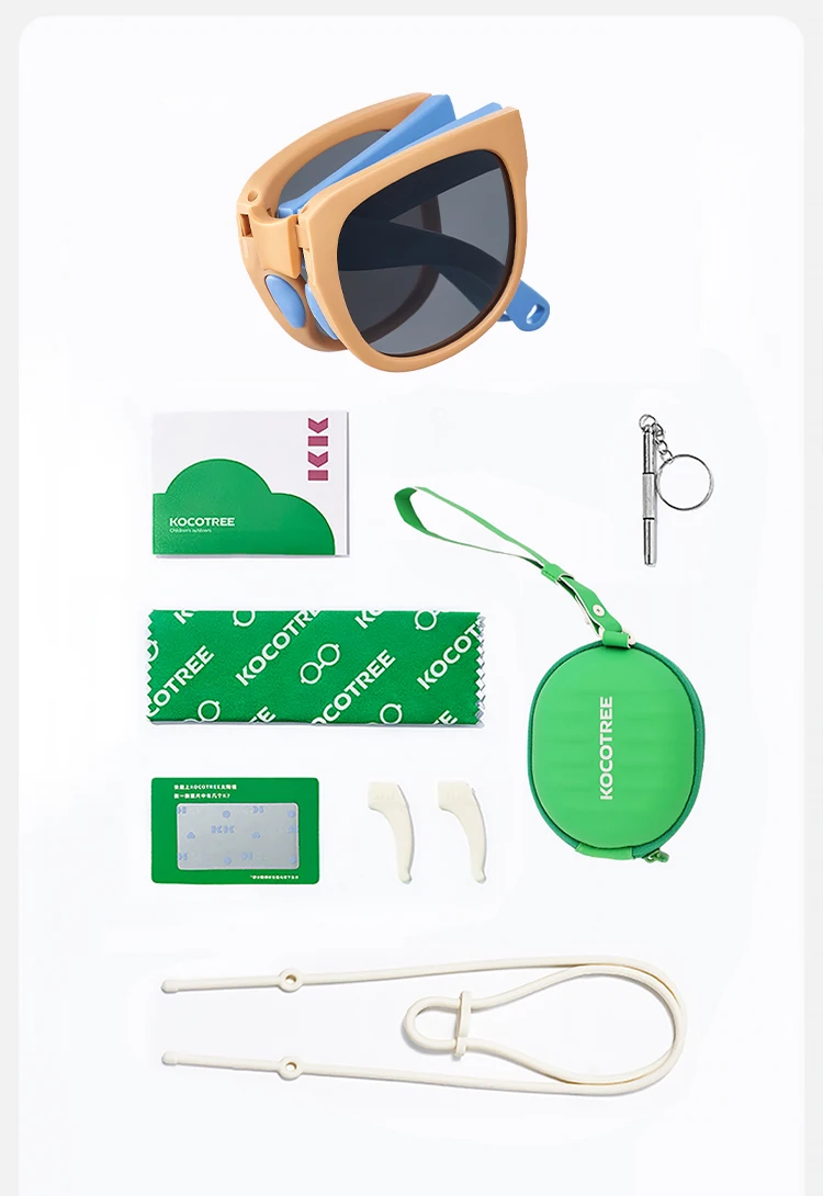 Kocotree Kids Collapsible Sunglasses Tree Frame Uv400 Protection ...