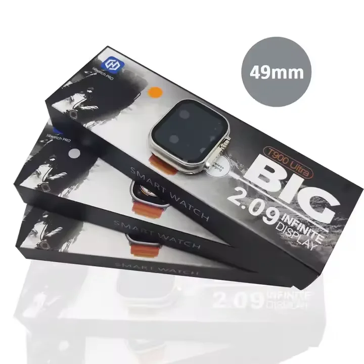 Relojes Inteligentes T900 Ultra Smartwatch Wireless Charger Wearable ...