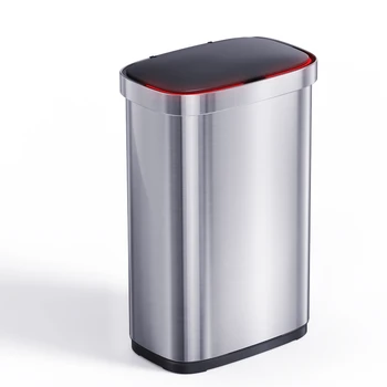 Induction Automatic Touchless Smart Infrared Sensor Waste Bin Kitchen ...