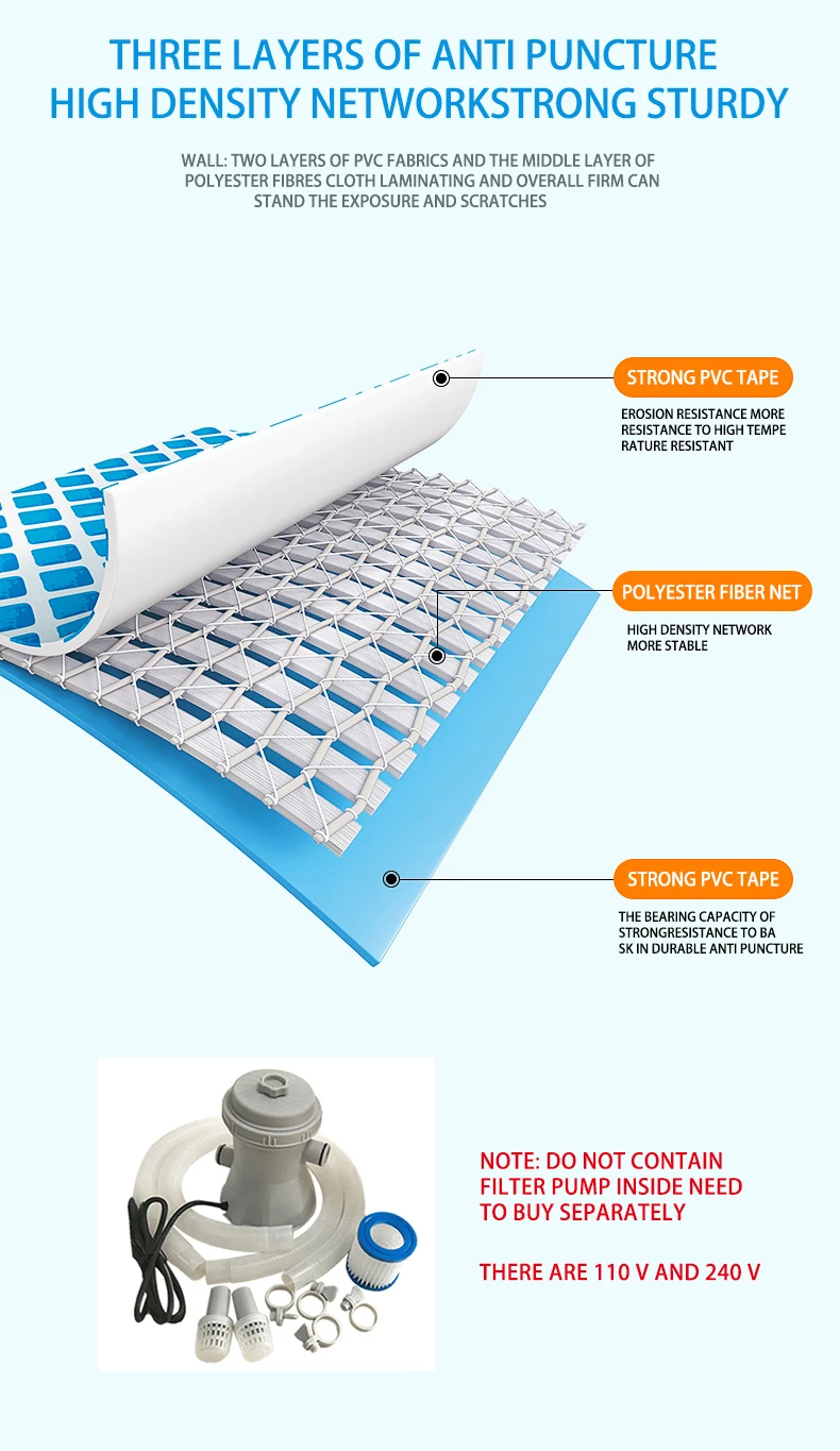 10' X 30" Pools Inflatable Outdoor Garden Waters Sports Game Intex Easy ...