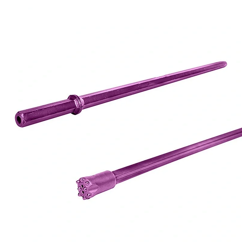 Tapered Drill Rod 7 Degree Shank Hex22x108mm Blast Hole Rock Drilling ...