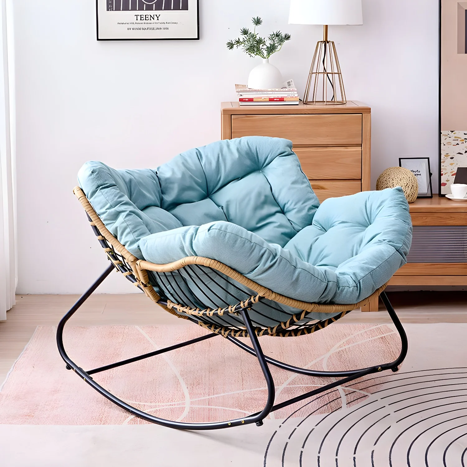 Alibaba.com: Steel hanging chair, oversized rocking design, modern ...