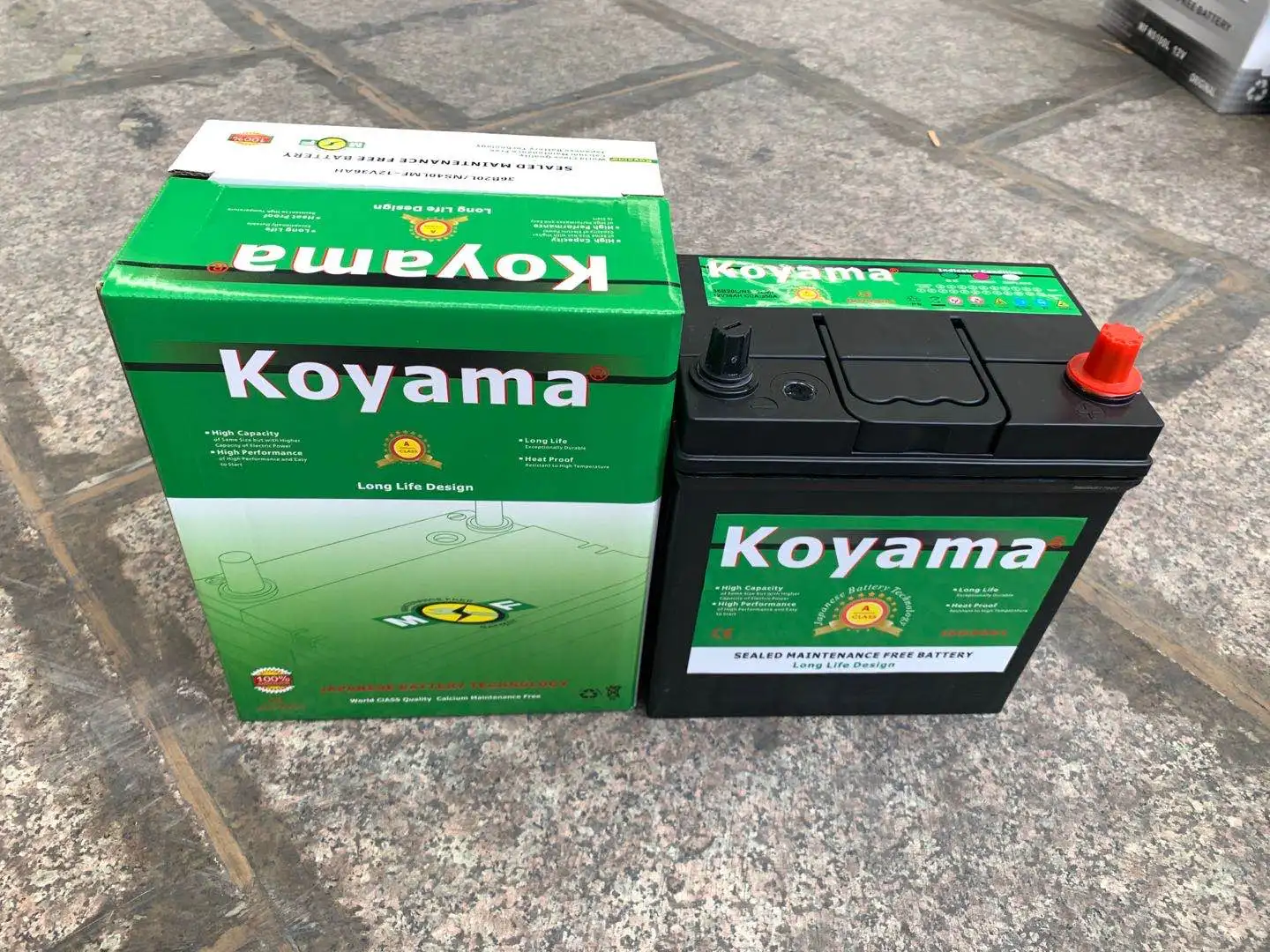 Maintenance Free Auto Car Battery 65D23L 12V 65Ah - Long Service Life ...