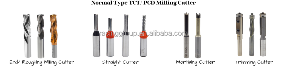 Woodworking High Efficiency Sawmill Pre-milling Cutter Pcd End Mill ...