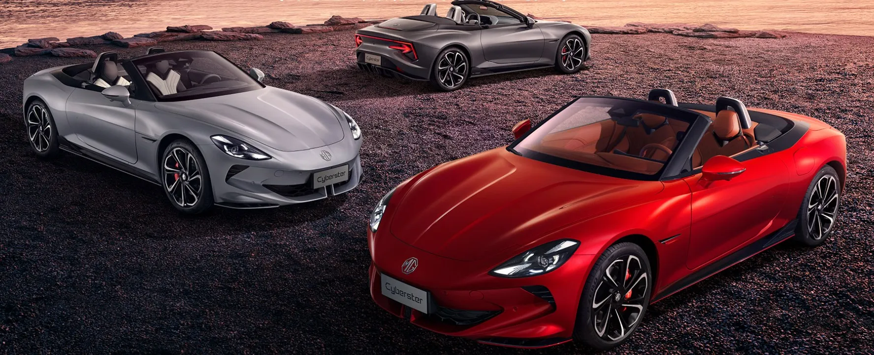 2023 China New Auto Saic Mg Cyberster 2023 501 520 580 Km Awd Luxury Electric Convertible Cars ...