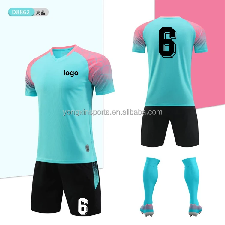 2024-2025 Polyester Soccer Jersey Sublimation Breathable Soccer Wear ...