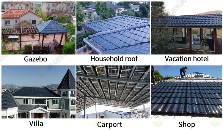 Solar Energy Roof Tiles - Efficient Glass Roof Tiles Price