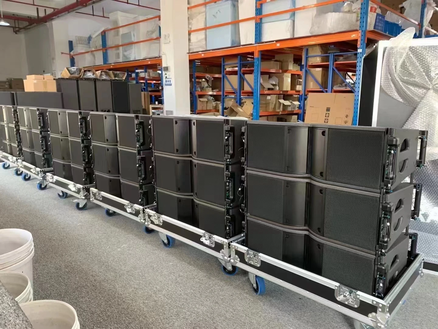 K208 Dual 8 Inch Line Array Active Speaker Passive Pa System Sound ...