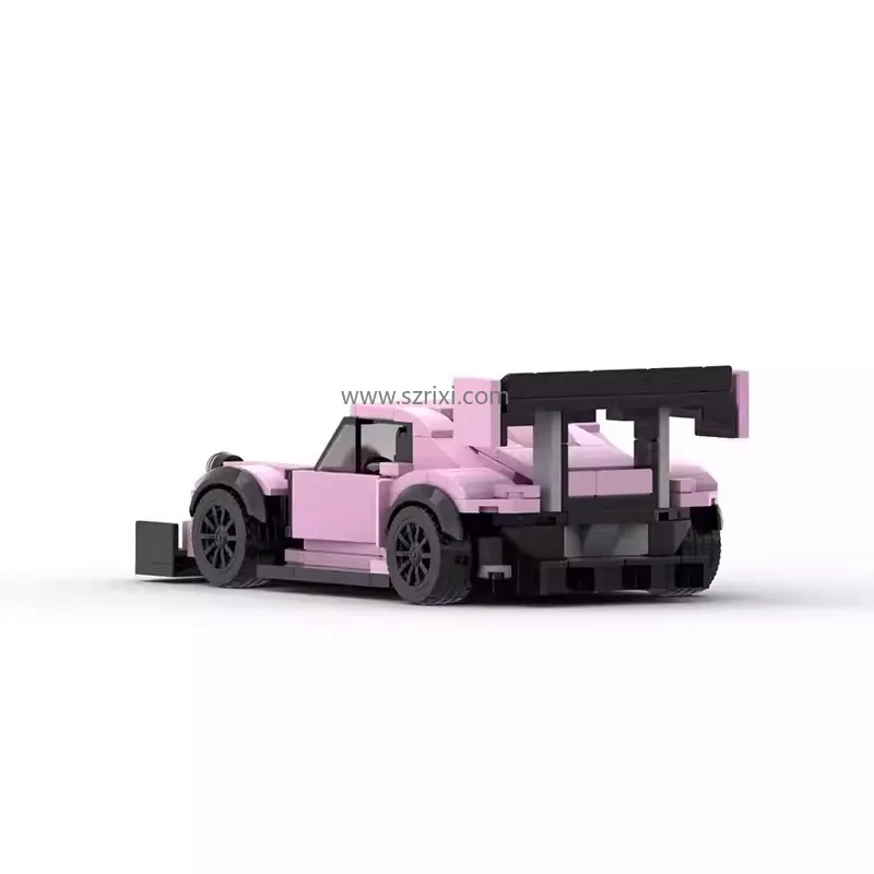 Build Your Dream Racing Cars with MOC Technic Pink Model