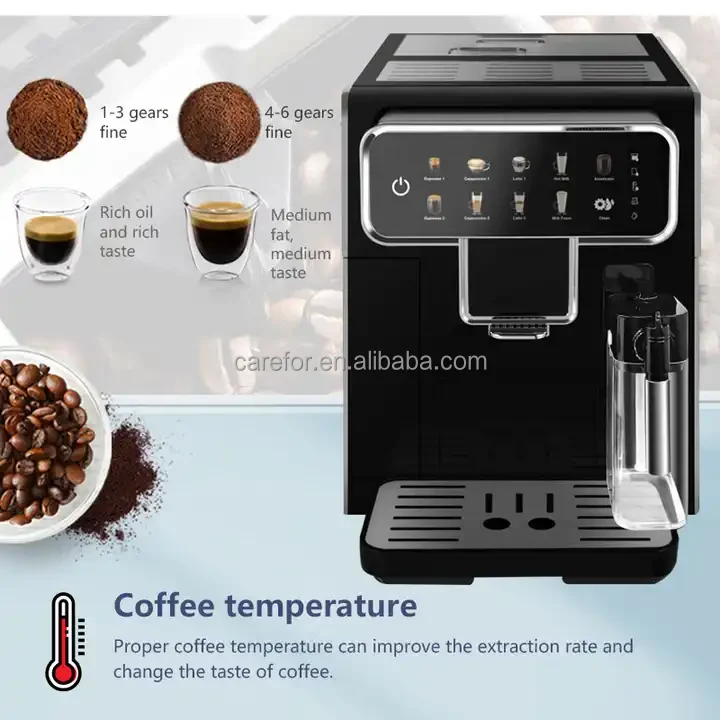 Smart Automatic Coffee Machine Stainless Steel Fully Automatic ...