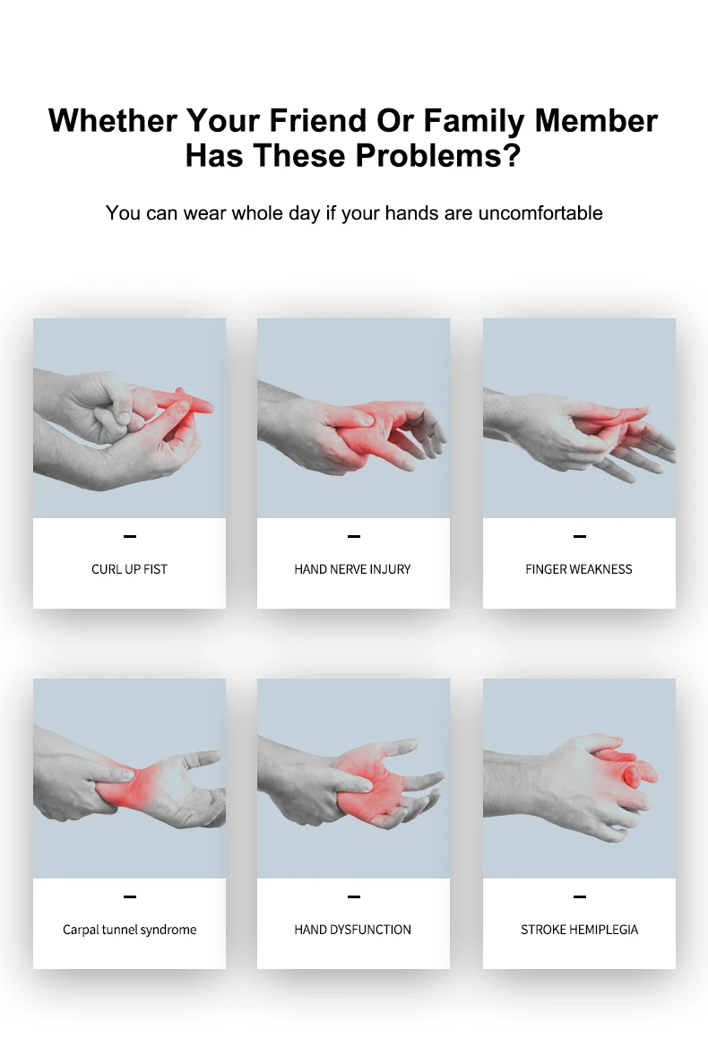 Medical Hand Stroke Orthopedic Fingerboard Orthosis Splint