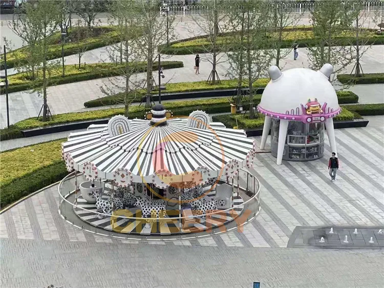 Funfair Amusement Park Attractive Carnival Rides 36 Seats Carousel ...