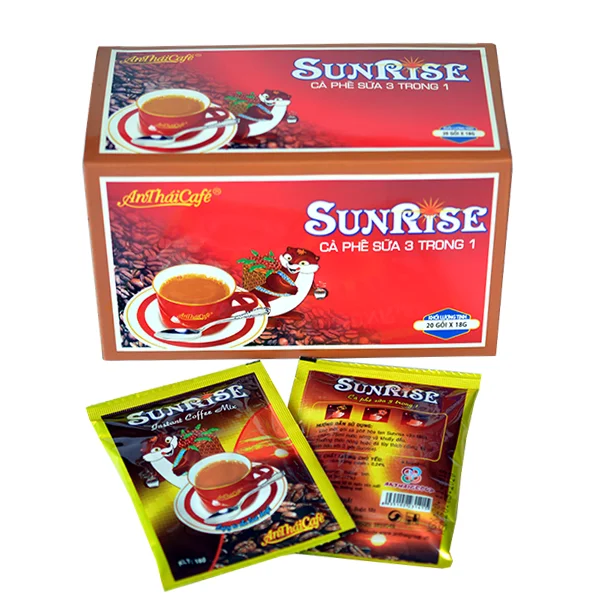 Oem Robusta 3 In 1 Instant Coffee Powder Sweet Taste With Non-dairy ...