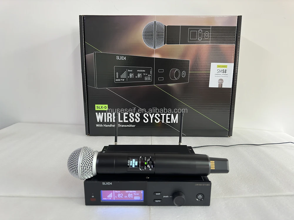 UHF Professional Wireless Microphone System for Karaoke