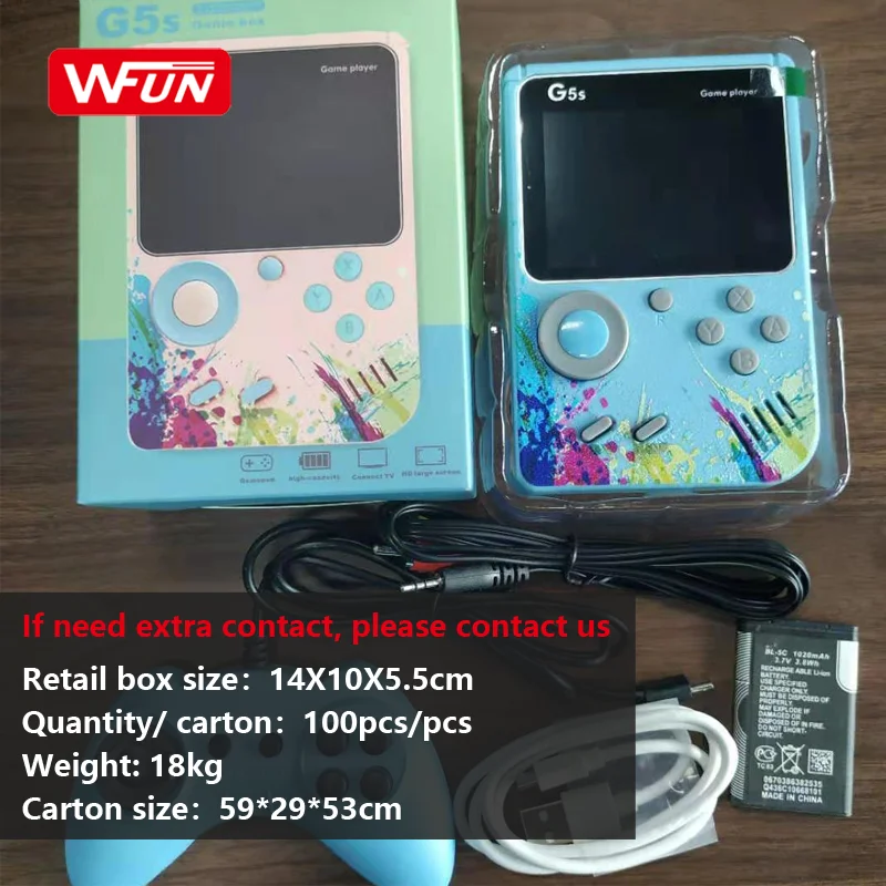 Portable G5s Video Game Console Handheld Gaming Device Boy Game Classic ...