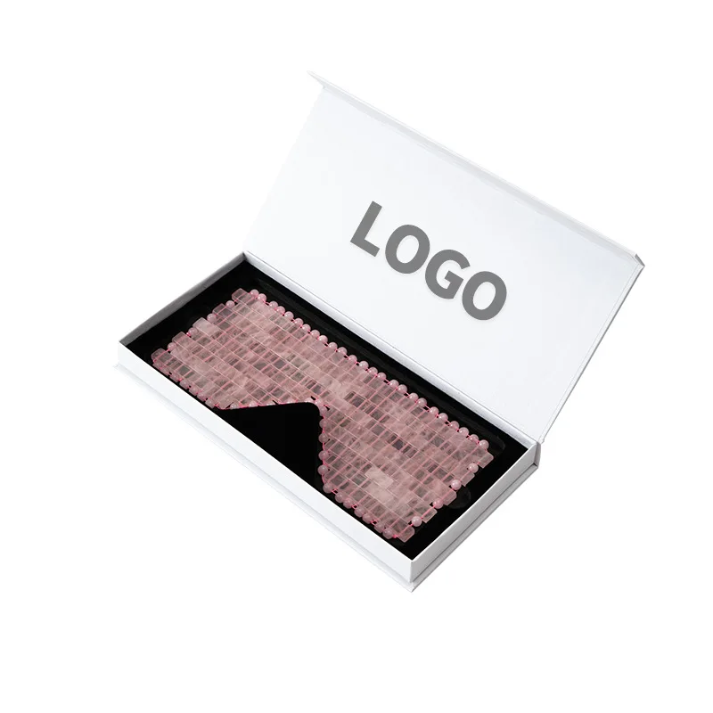 Amethyst Stones Eye Mask Anti Aging Cold Therapy Purple Crystal ...