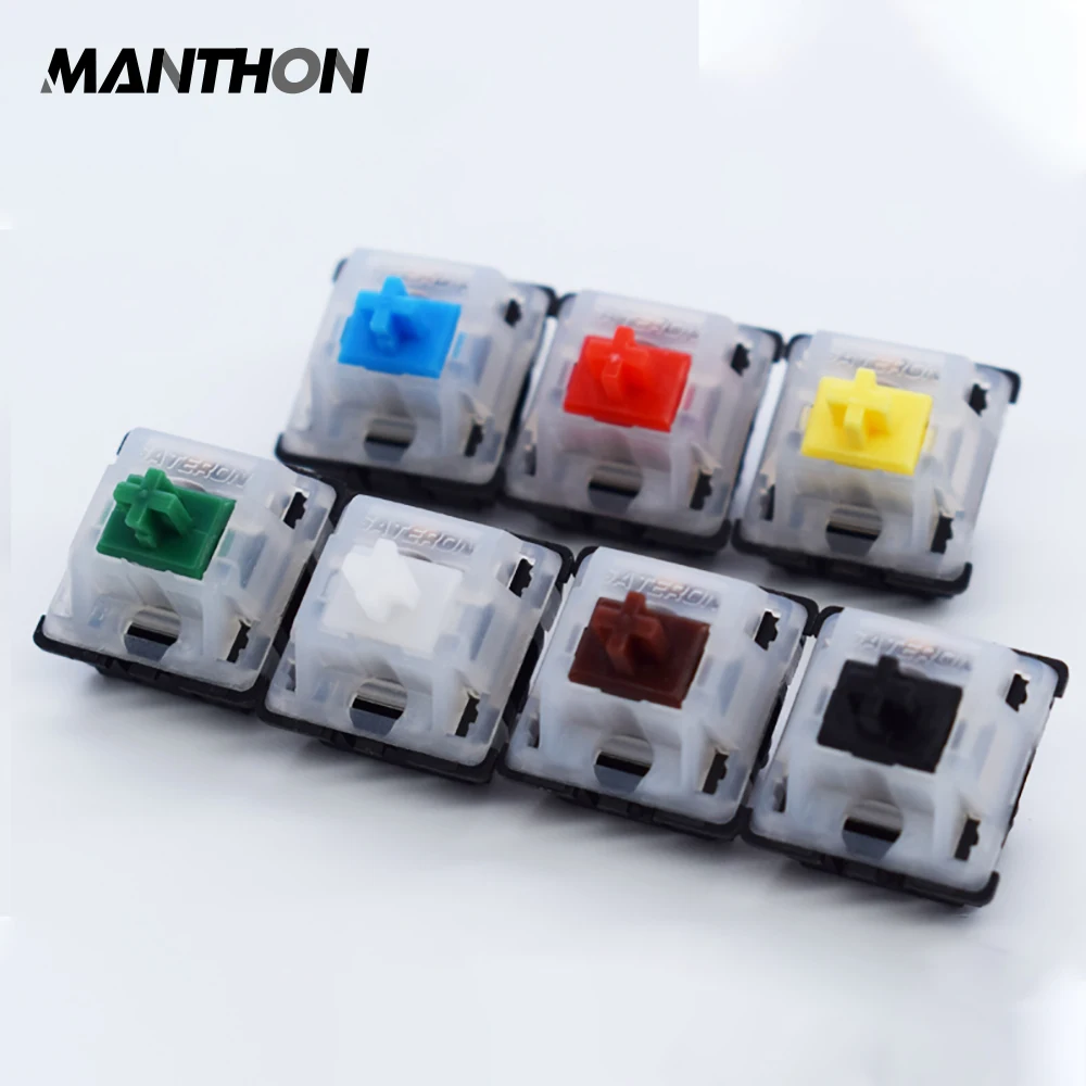 Gateron Switches Milky Top Black Bottom Yellow Black Switches for ...