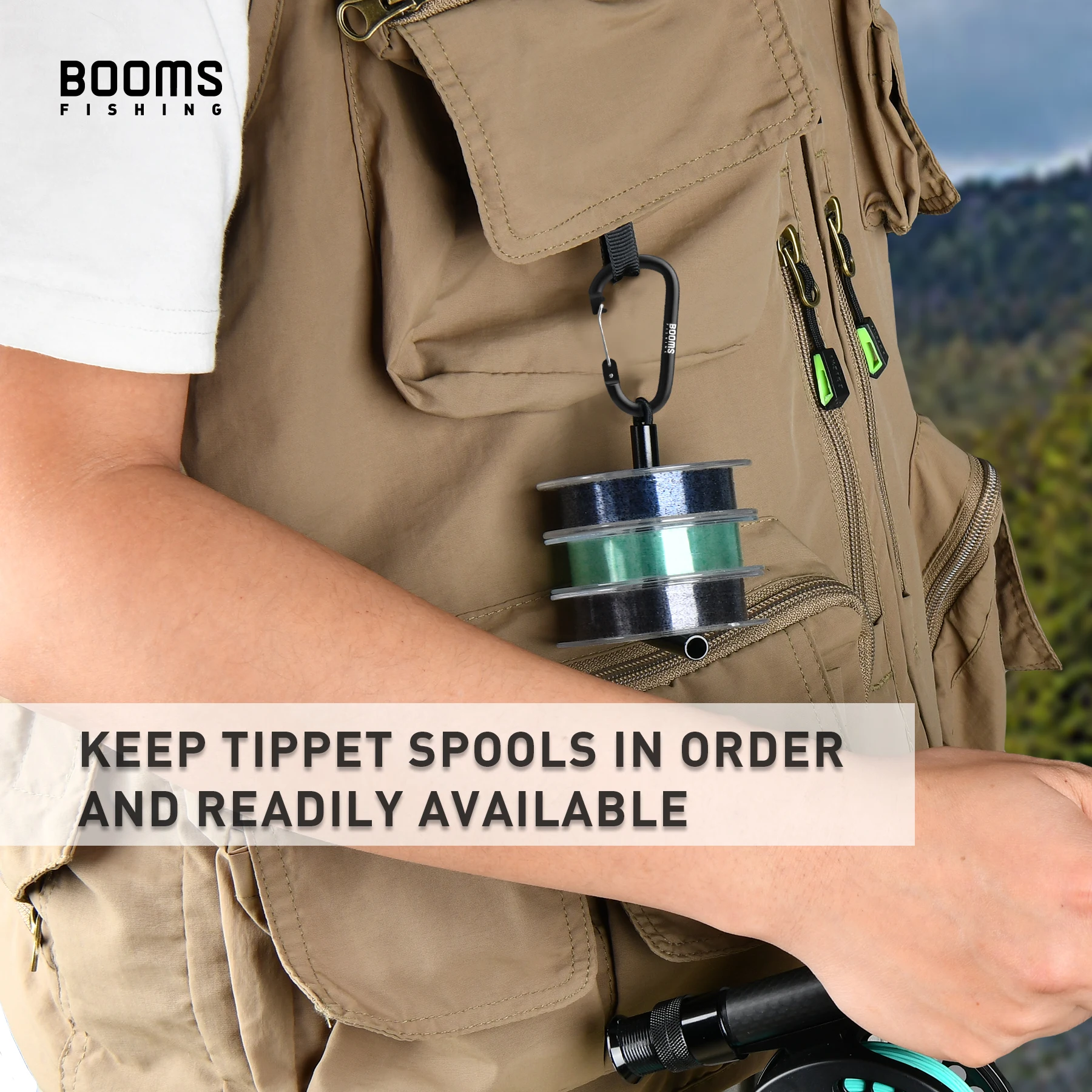 Booms Fishing Sh1 Fly Fishing Tippet Spool Holder - Buy Trout Fishing ...