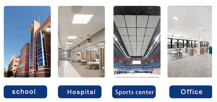 2x4 Black Mineral Fiber Suspended Ceiling Tiles for Hospitals & Offices ...