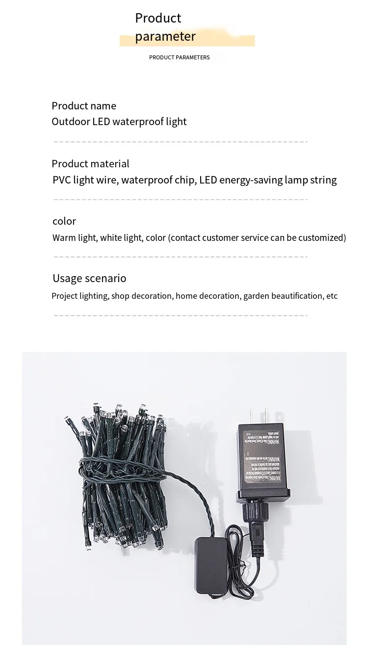 RGB Colorful Outdoor LED Firecrackers - IP66 Decor Lights