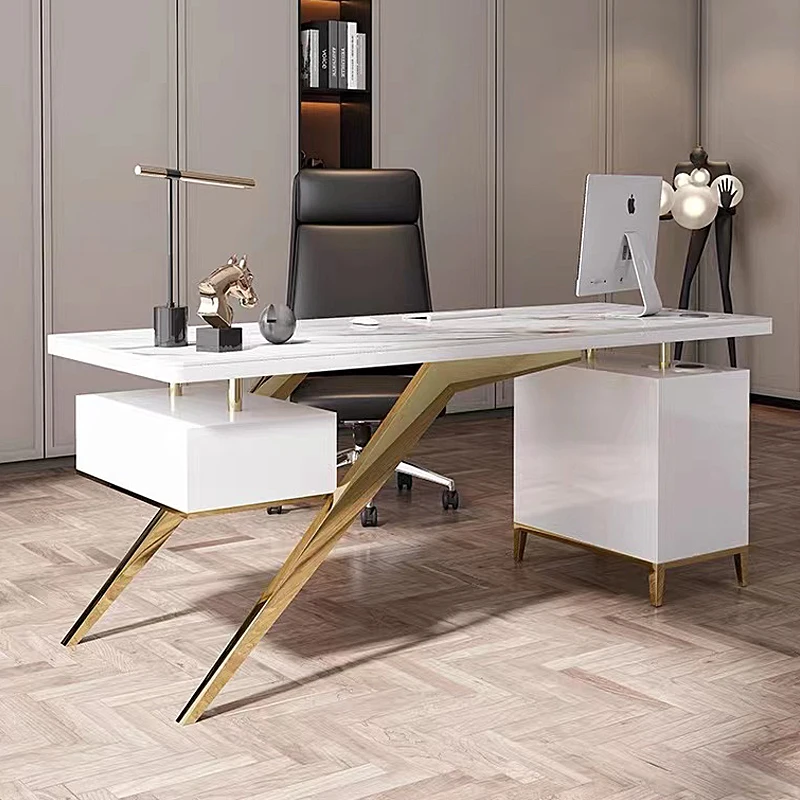 Mesa De Mármol Moderna Para Oficina,Mueble Con Cajón,Mesa De Mármol ...
