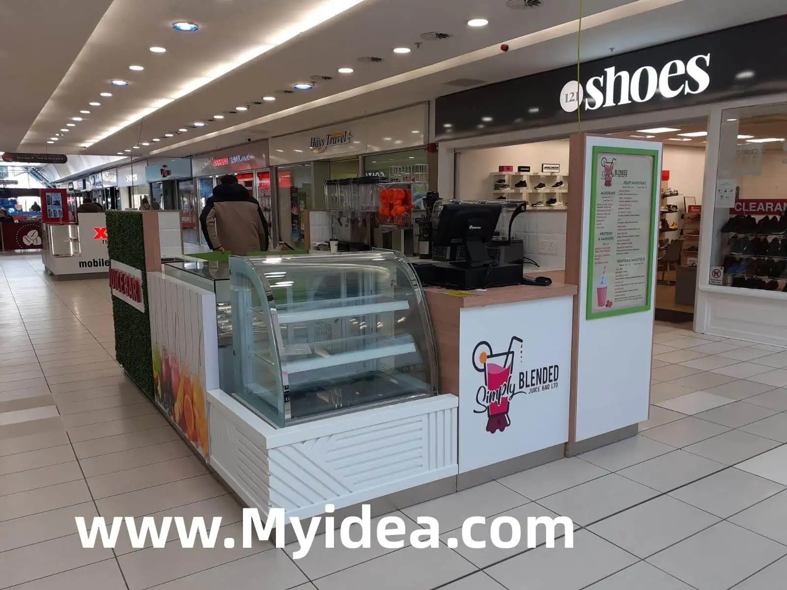 Custom Black Kiosk Cover with Lock, 10x18ft Size, Backlit Acrylic Logo ...