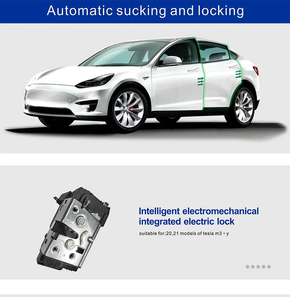 2023 Tesla Model Y Model 3 Smart Electric Door Handle White Blue Orange ...
