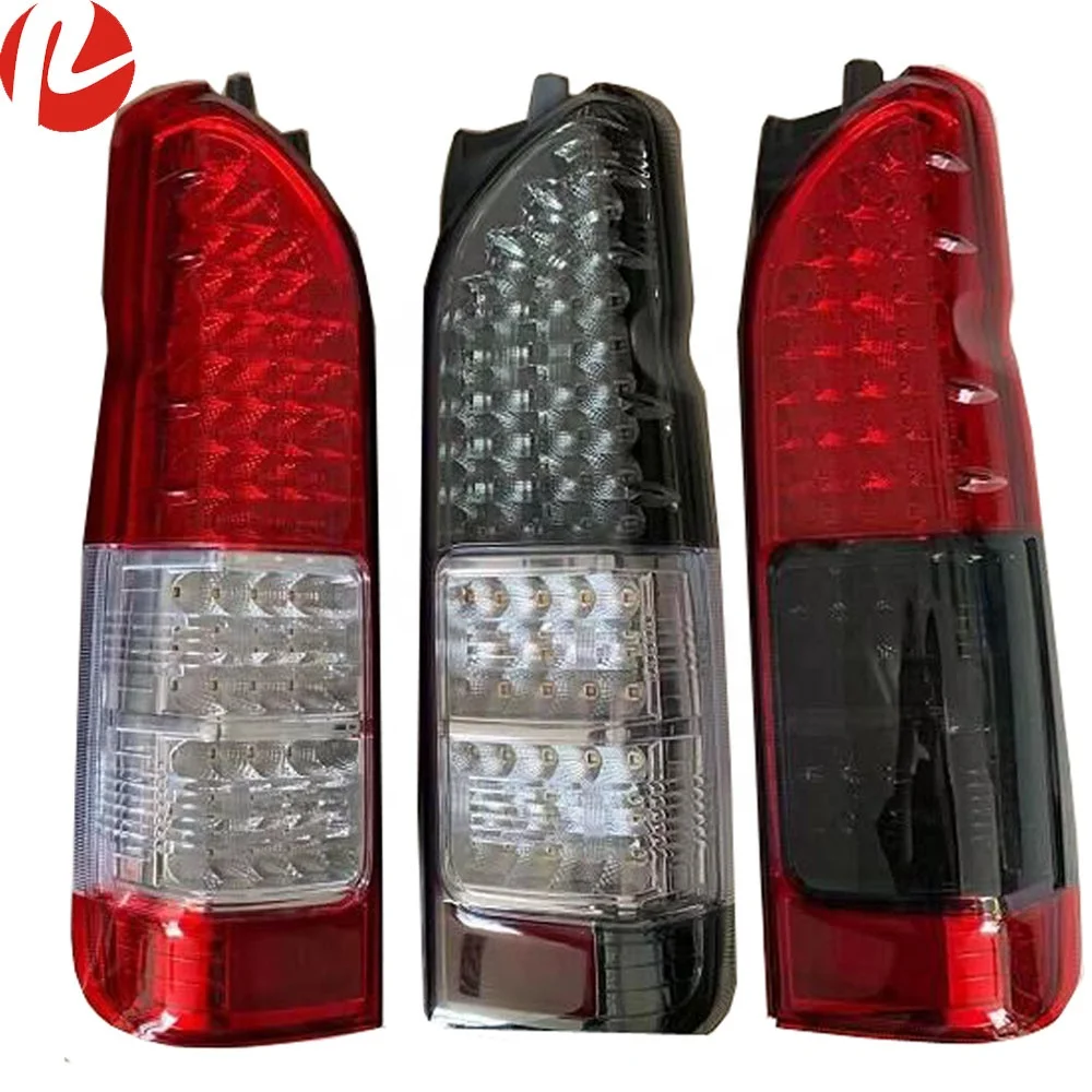 Toyota Hiace Van LED Tail Lamp - Smoke & White Cover