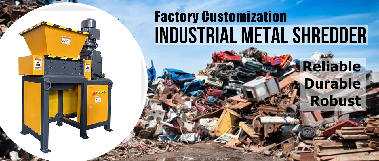 Heavy Duty Slow Speed Shredder with High Torque for Shearing Through ...