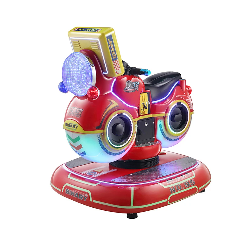 Small Motorcycle Shape Children’s Coin Rocking Car