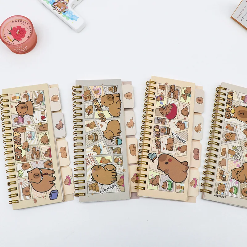 Linda New Capibara Anime Cartoon Portable Book Notebook Notepad ...